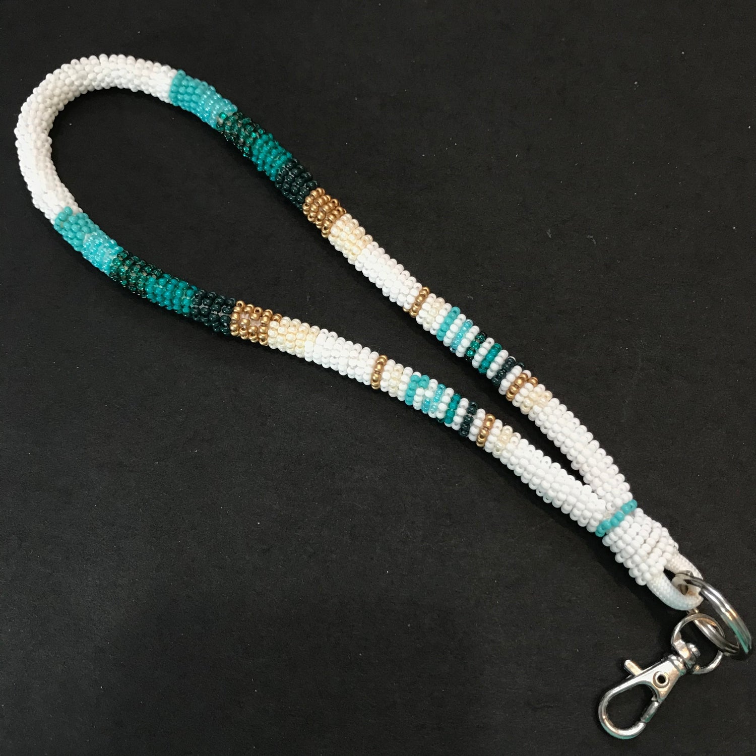 Wrapped in Style: How to Make a Beaded Paracord Wristlet Keychain ...