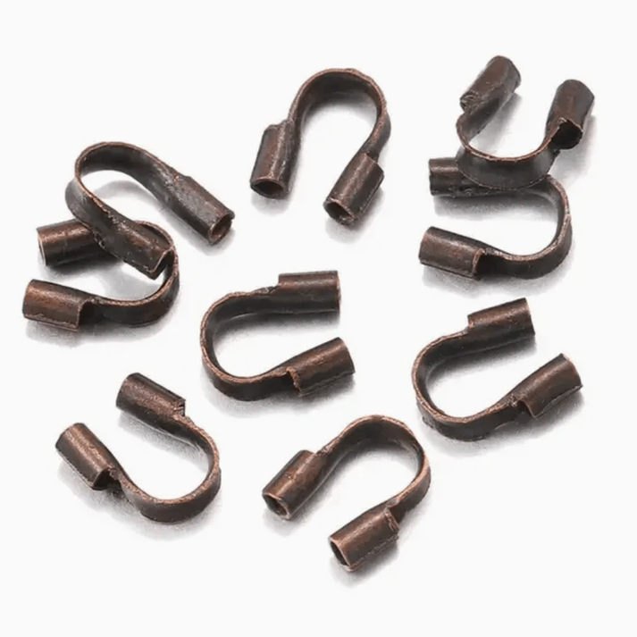 4*4.5mm Wire Guardians for beadwork Earrings, Metal Findings *100pcs ...