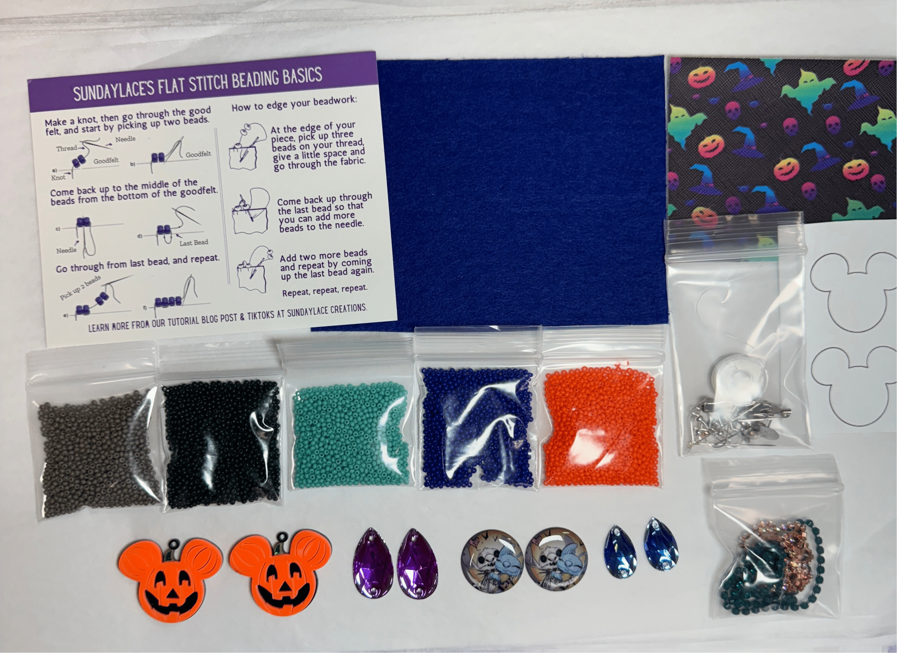 "Spooky Mouse" Starter Beading kit, Promotions – Sundaylace Creations ...