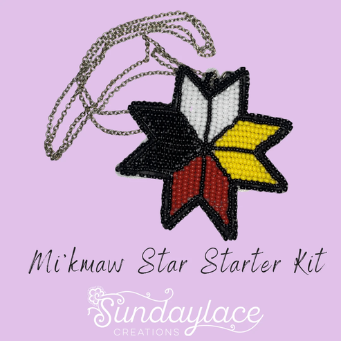 Mi'kmaq Pointed Star Blanket Beadwork Starter Kits, Promotions ...