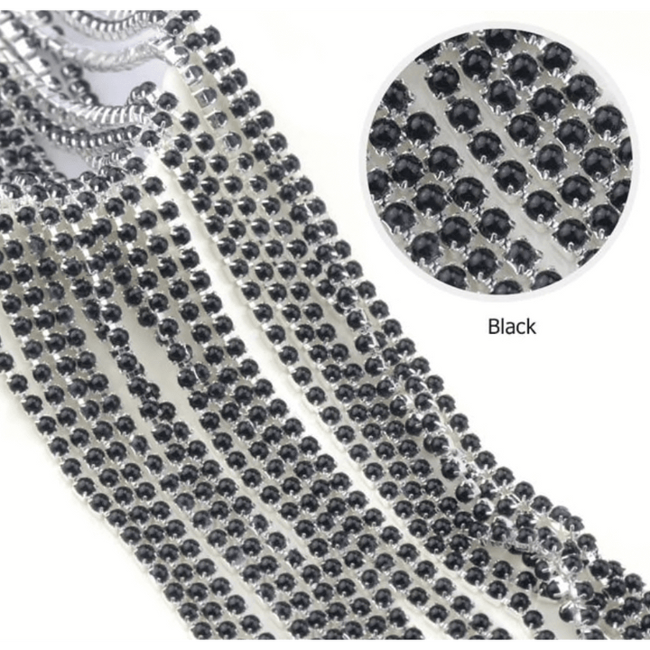SS6 Pearl Stone Rhinestone Stone Chain – Sundaylace Creations & Bling